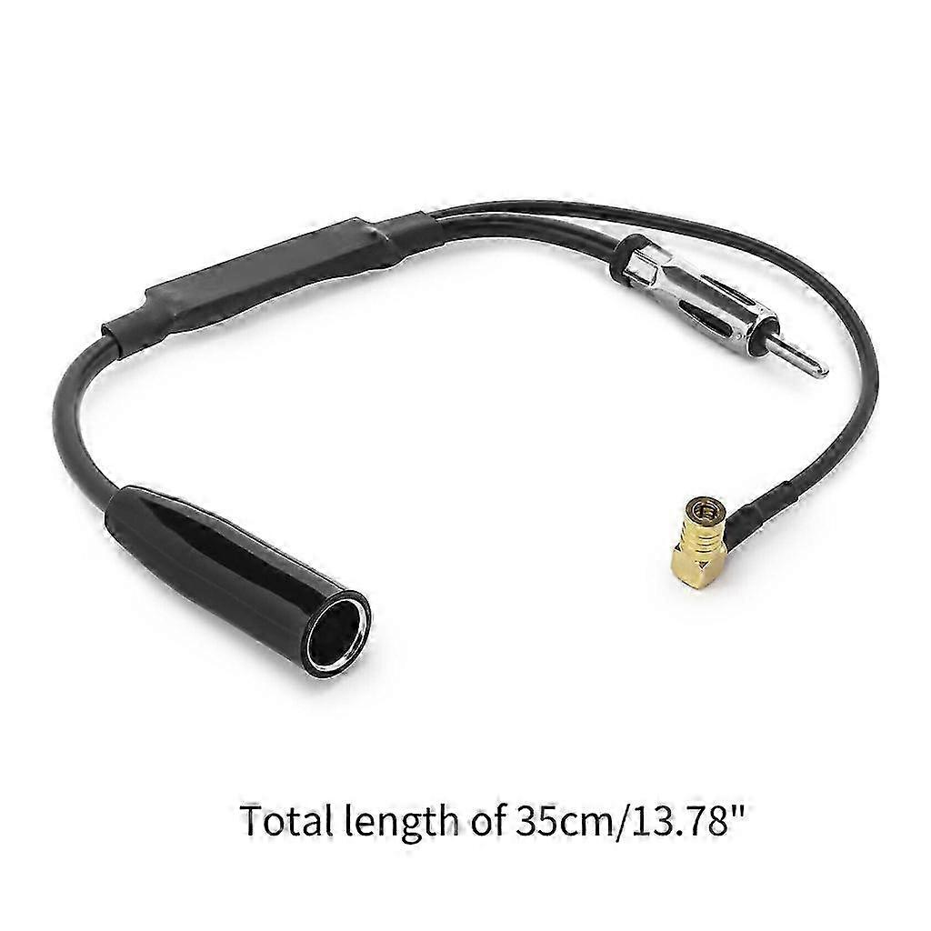 Upgraded DAB Car Aerial Splitter SMB Adapter DIN-Plug Car Radio DAB+ ...