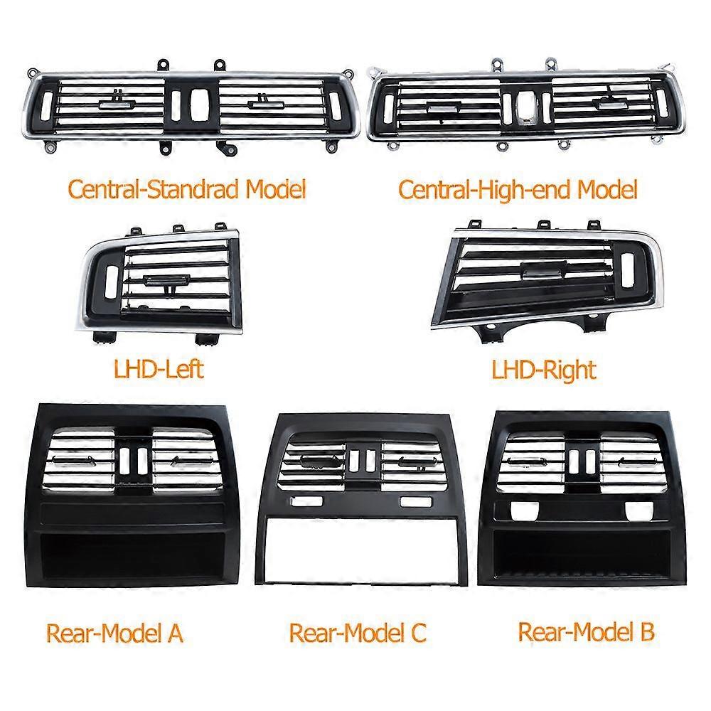 LHD Front Left Center Right Rear Air Conditioning Vent Grill Outlet ...
