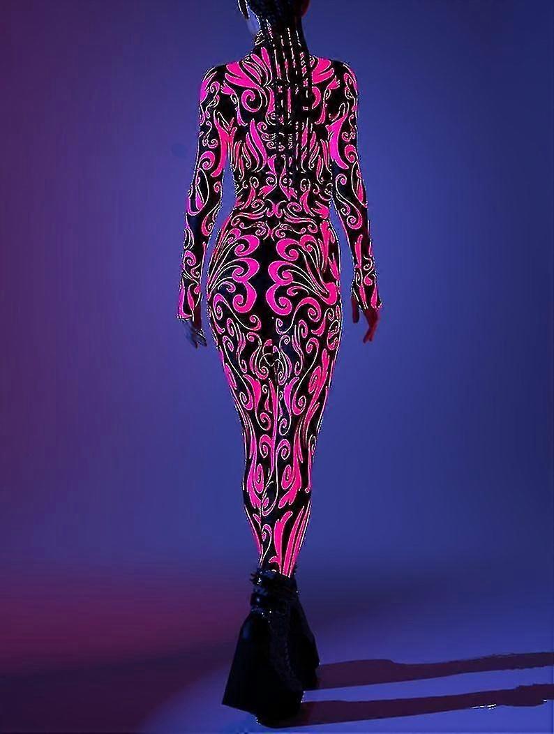Neon Costume, Uv Light Set Costume, Festival Costume, Uv Light Set ...