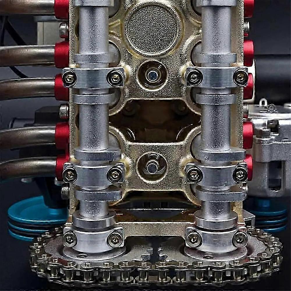 8-Cylinder Full Metal Car Engine Model, Resin Car Engine Model Kit ...
