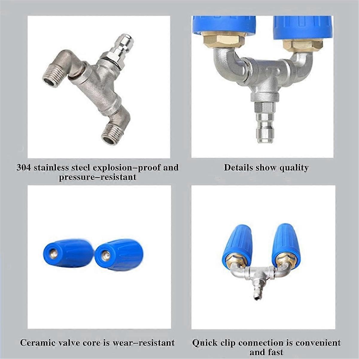 Twin/Triple Turbo Nozzle,Triple/Dual Turbo Nozzle Pressure Washer ...