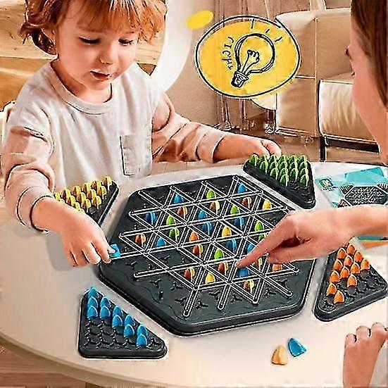 Rubber Band Triangle Board Game Geometry Learning Focus Logic Training ...