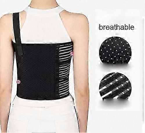 Rib Brace for Broken Ribs, Elastic Chest Support Belt for Men and Women ...