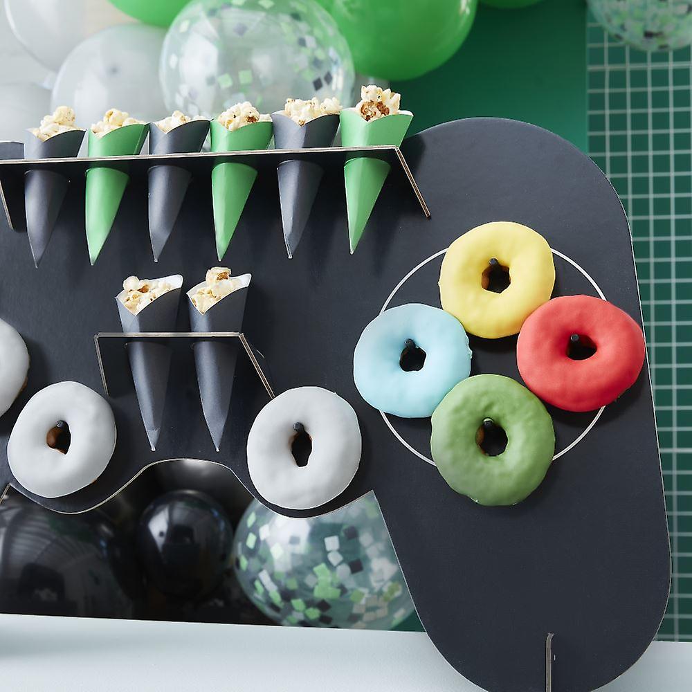 Gaming Controller Shaped Treat Stand | Boys Gamer Birthday Food Cake ...