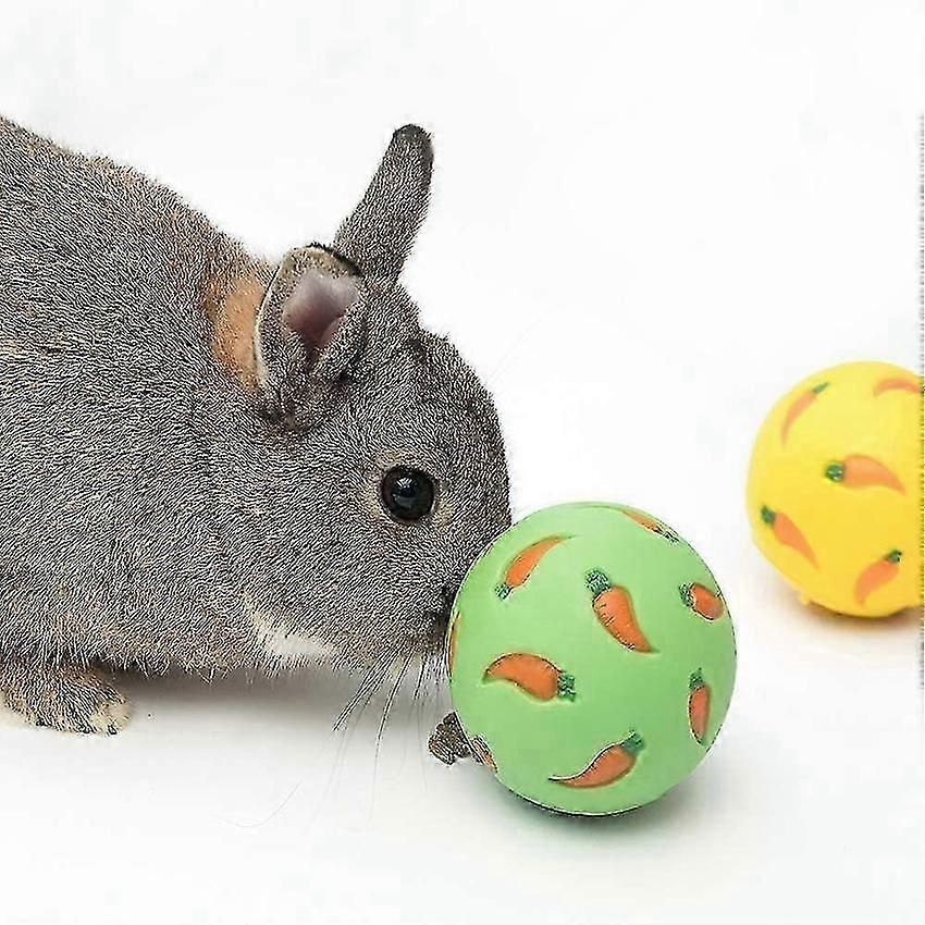Rabbit Snack Ball Toy Adjustable Opening for Small Pets 8cm | Fruugo UK