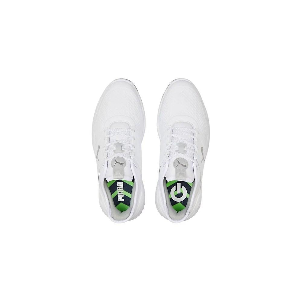 Men's Puma Ignite Elevate Golf Shoes - White/Silver | Fruugo UK