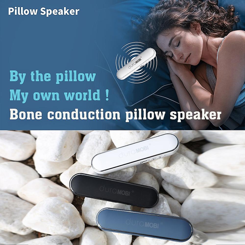 dura MOBI Pillow Speaker Sleeping Bone Conduction BT5.0 Timer T-Flash Card Fast Charging ...