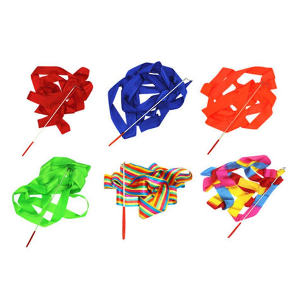 4m Gymnastics Rhythmic Dancing Ballet Ribbon Streamer Twirling Baton ...