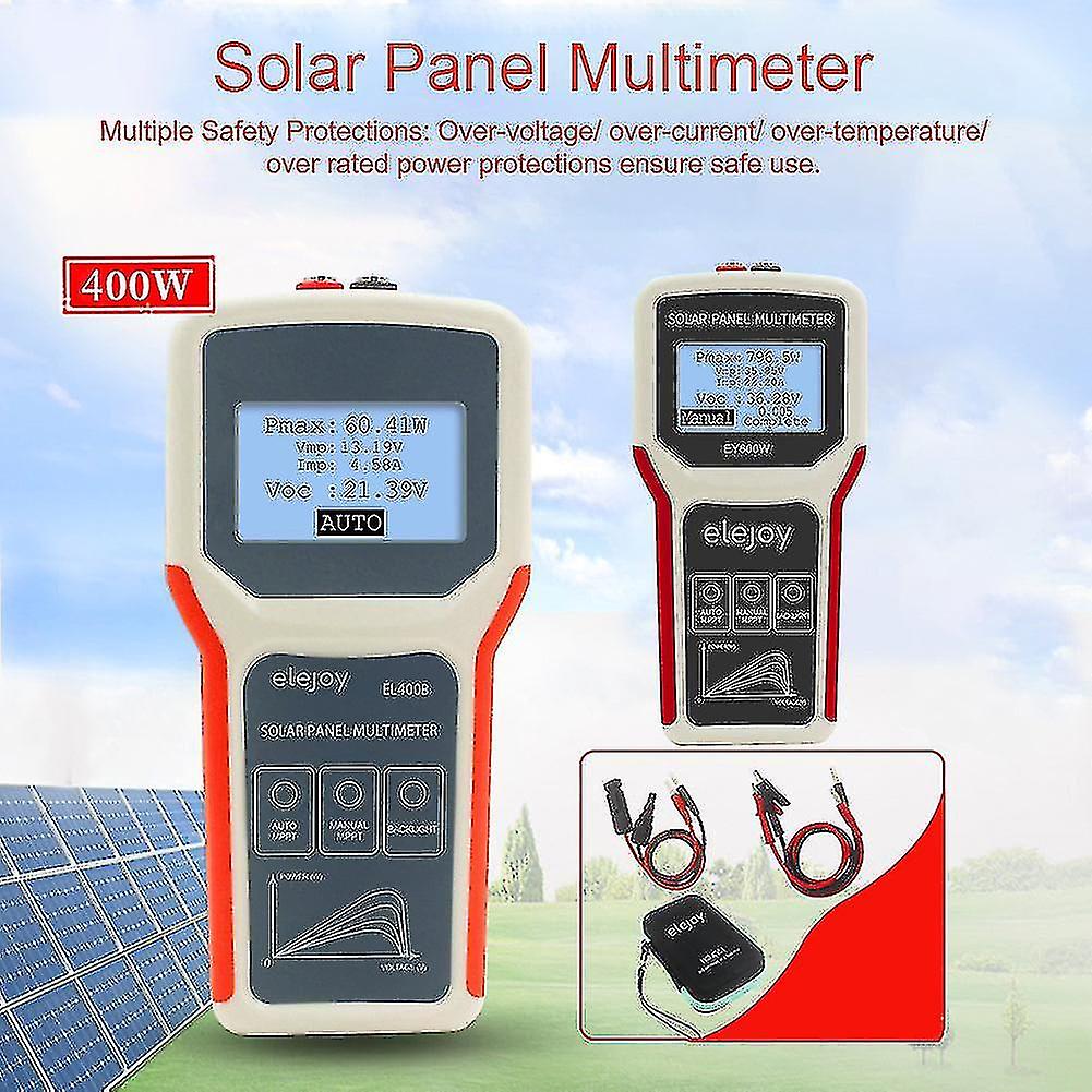 Photovoltaic Panel Multimeter Auto/ Manual Mppt Detection Solar Panel ...