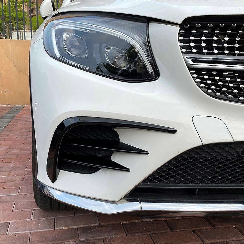 Front Bumper Splitter Spoiler Fog Light Canard for Mercedes- GLC-Class ...
