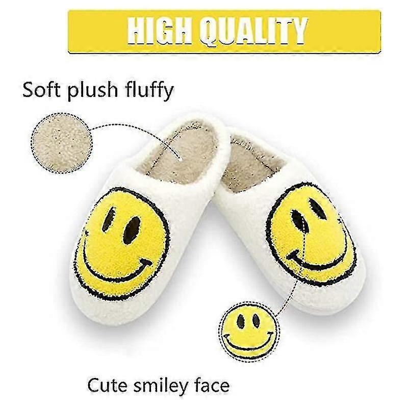Slippers Smiley Face Slippers Women Smile Slippers Happy Face Slippers ...