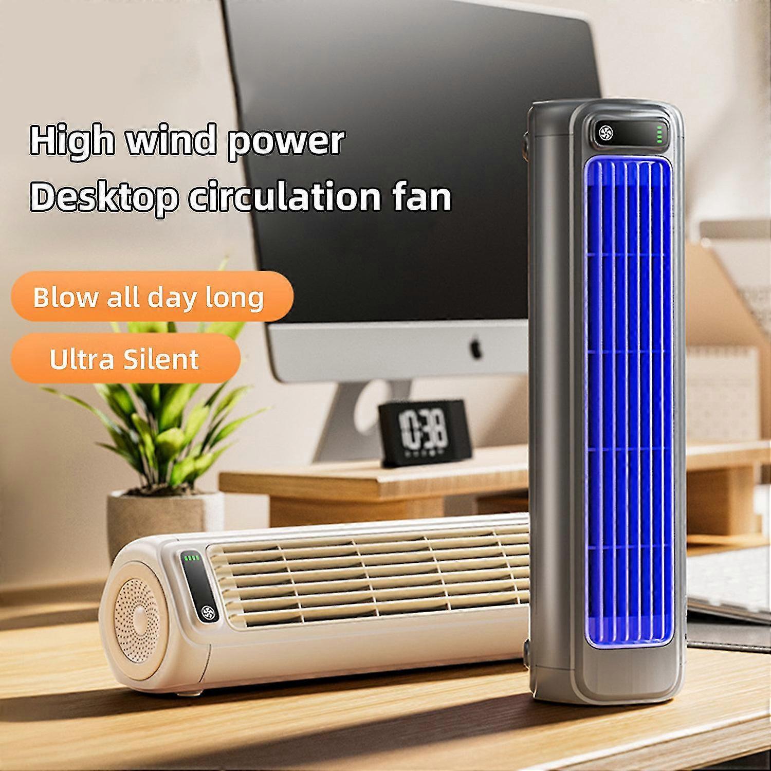 Portable Conditioner Cooling Fan Quiet With 3 Speeds,small Desktop ...