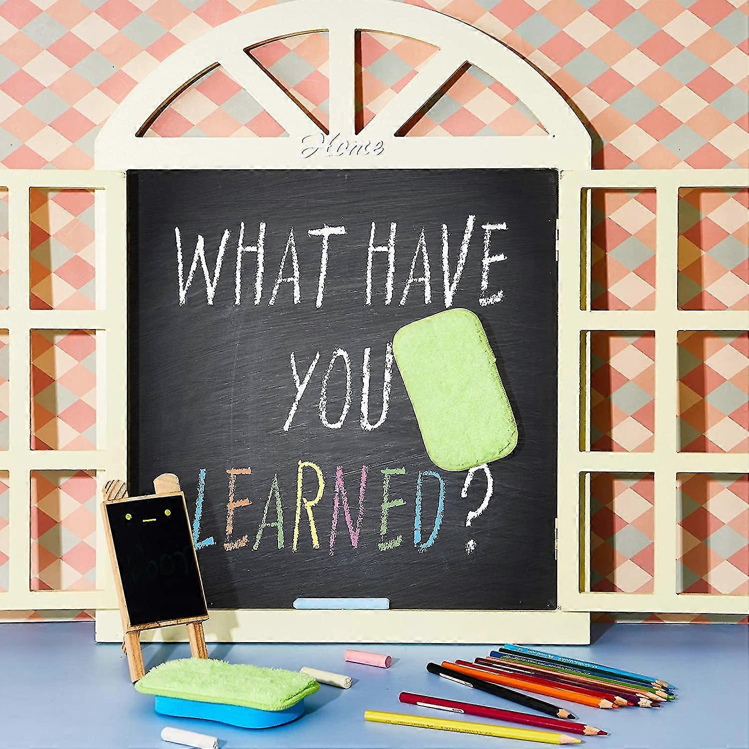 Microfiber Dustless Chalk Eraser Magnetic Chalkboard Eraser ...