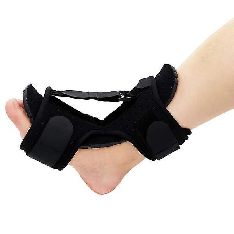 PIAO Adjustable Foot Brace Plantar Fasciitis Night Splint Foot Drop ...