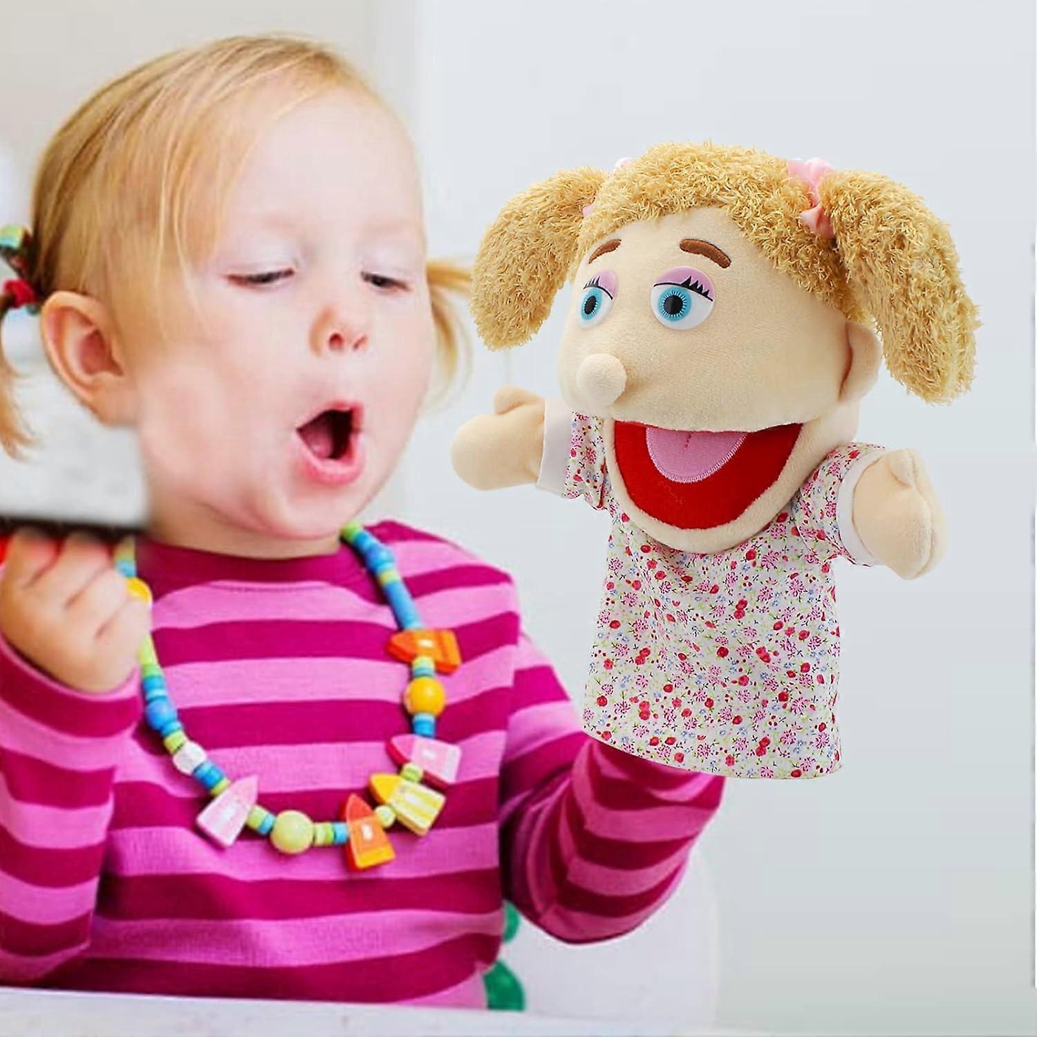 Family Hand Puppets,Puppets for Kids Role Paly Family Members 13.4 INCH ...