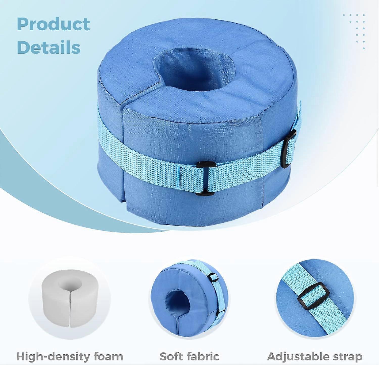 Toyoget 2 Pcs Foot Elevation Pillows Ankle Heel Elevator Wedge Foot ...