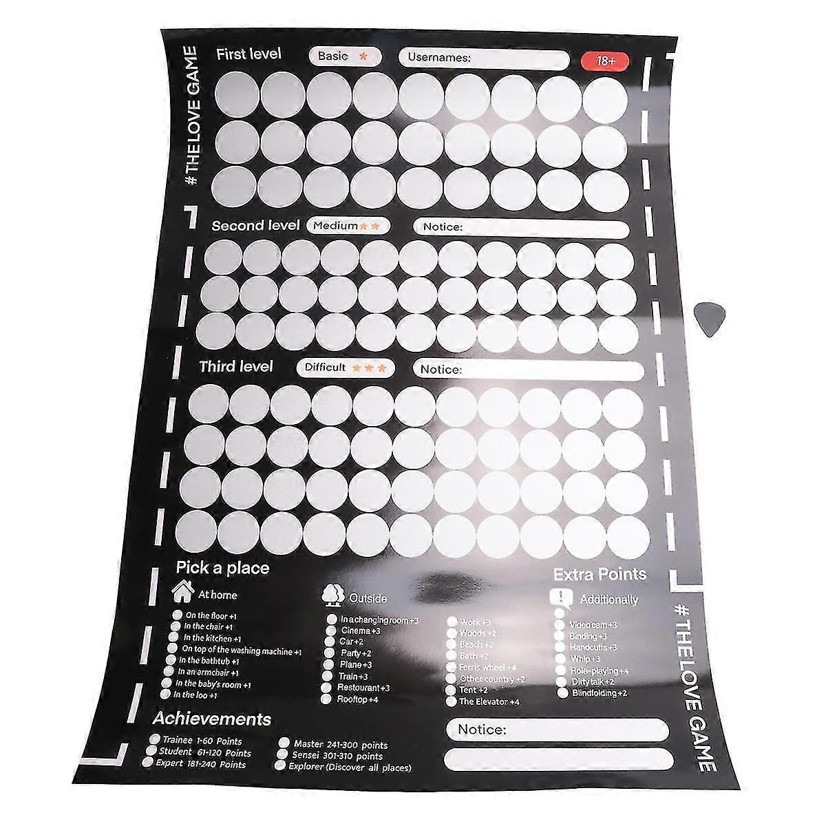 2024 Game Scratch Off Poster Game for Couples Valentine's Day Gifts ...