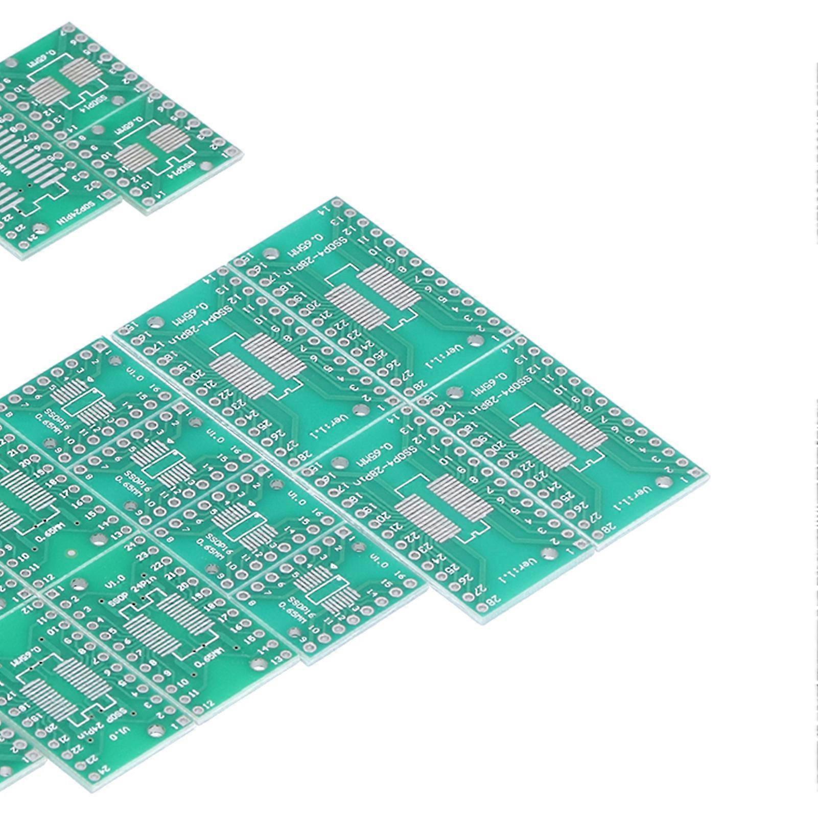 35Pcs Prototype Board PCB SMT to DIP Adapter Plate Converter Industrial ...