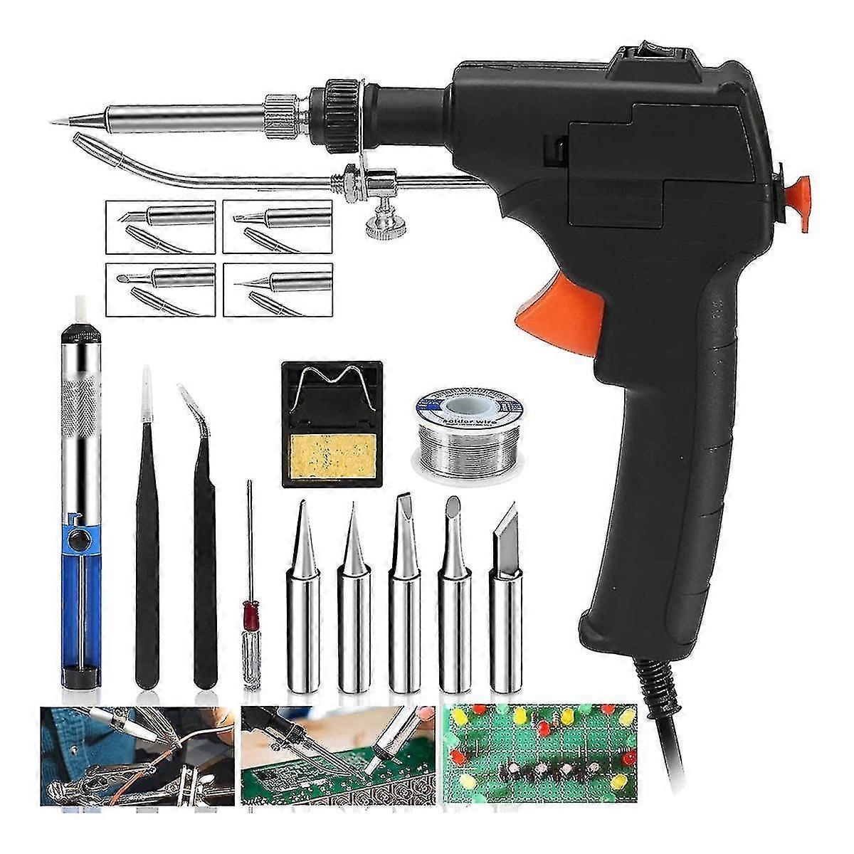 Soldering Kit Automatic Solder Iron 110v Electric Soldering Iron Kit ...