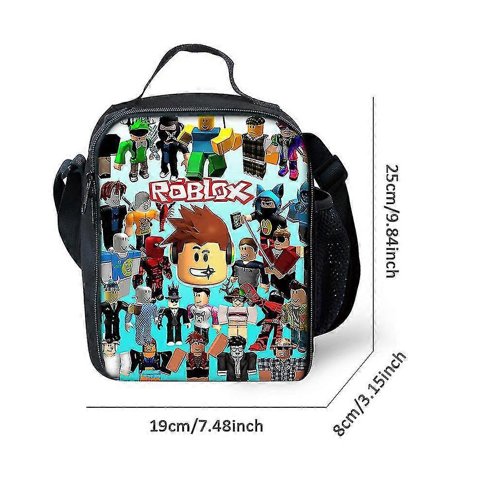Roblox Kids Insulated Lunch Box Bag For Boys & Girls, Reusable Lunch ...