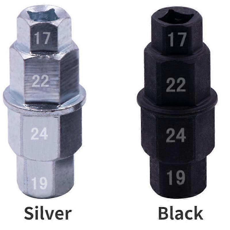 1Pc 17 19 22 24mm Motorcycle Front Rear Wheel Axle Hex 17 19 22 24mm ...