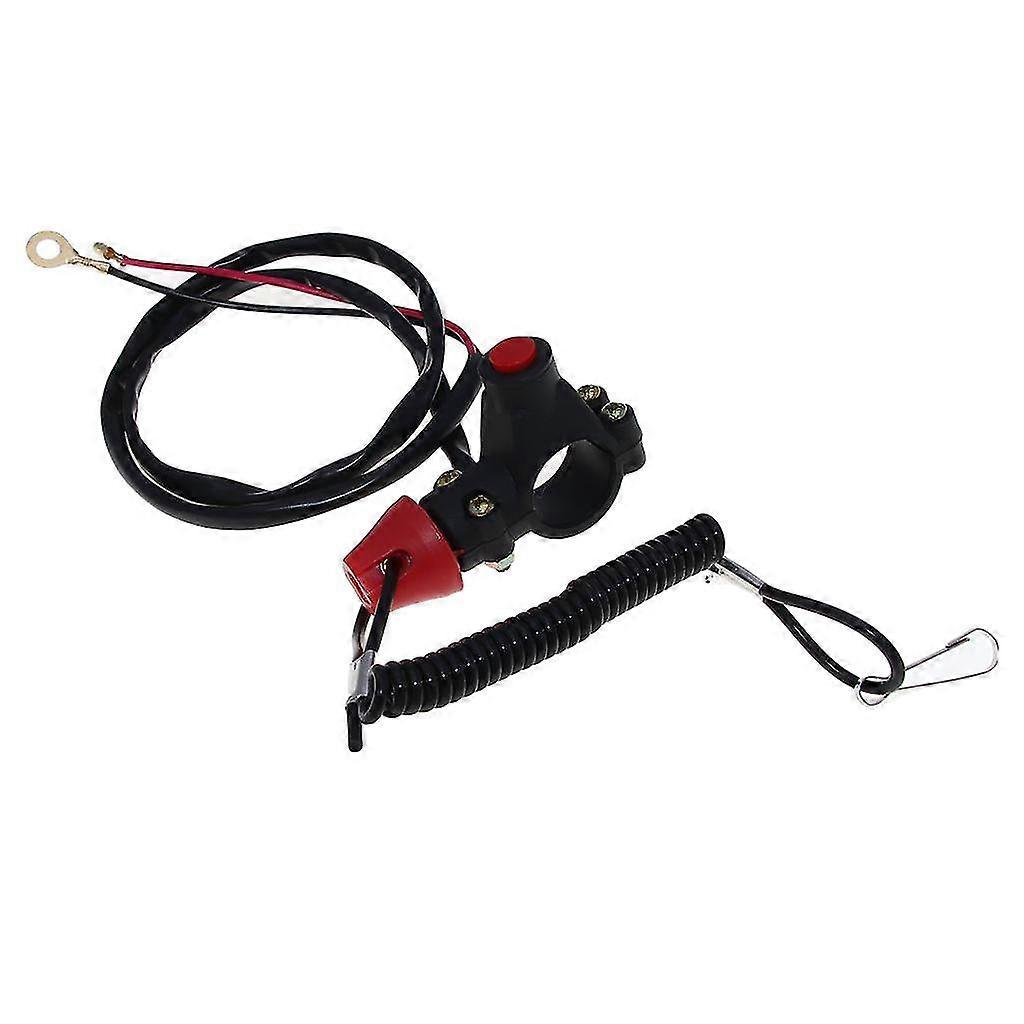 Universal Boat Outboard Motor Stop Switch Safety Tether Lanyard 12v 2 Wire Motorcycle Engine ...