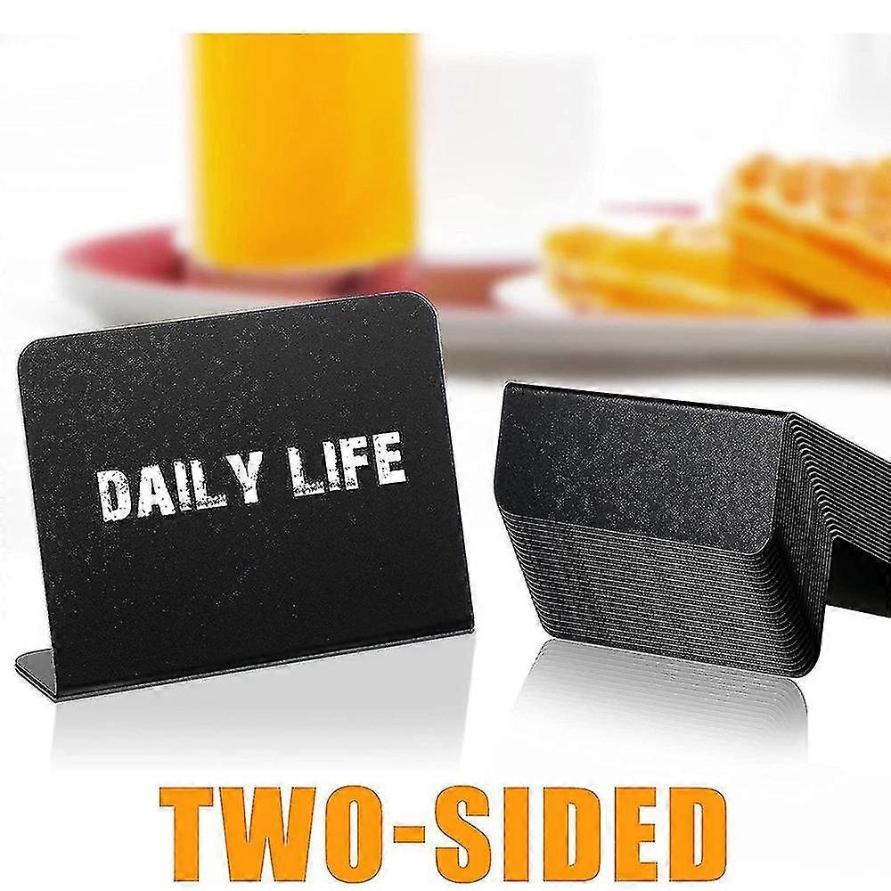 20pcs 4 X 3 Inches Mini Chalkboard Table Tent Sign Chalkboard Buffet ...