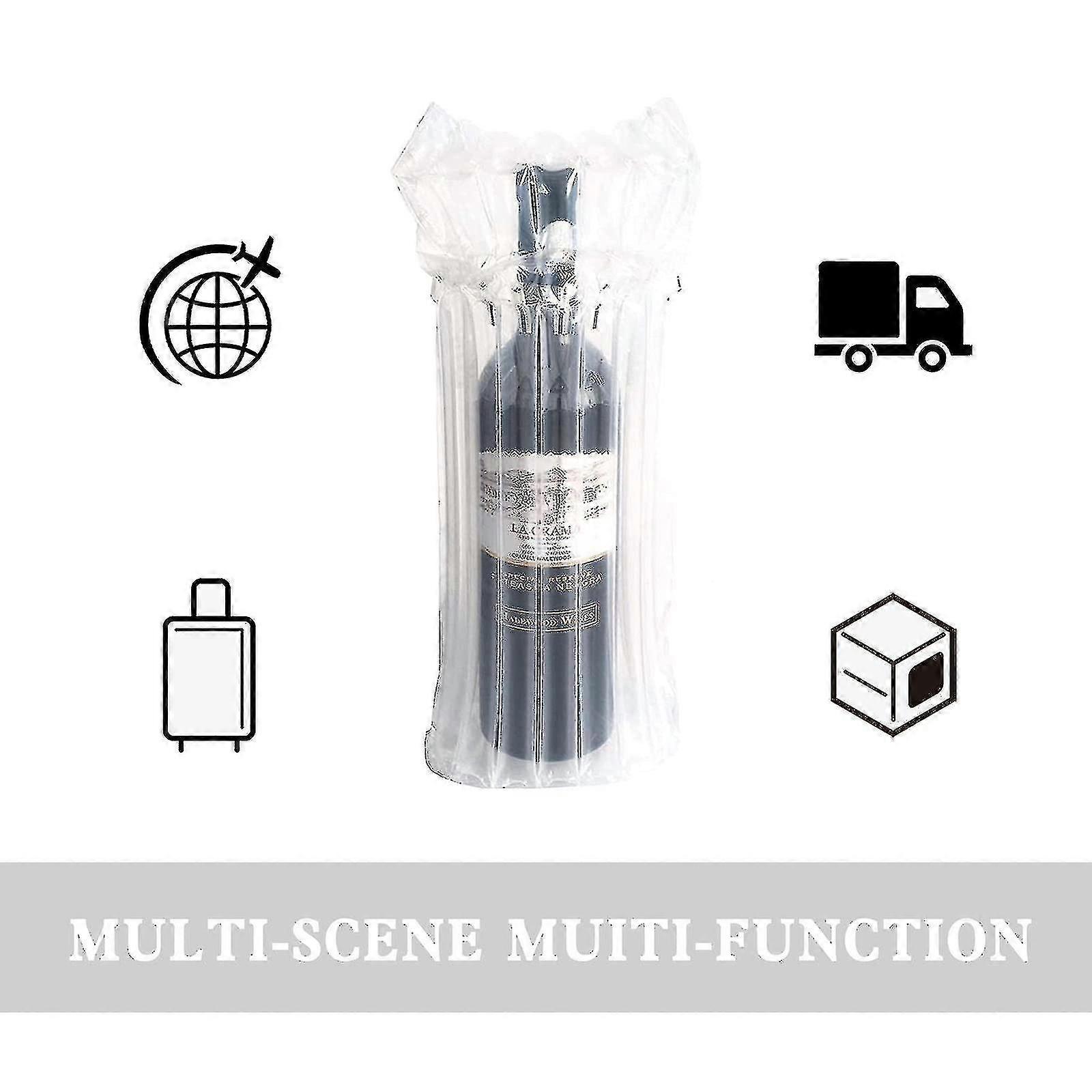 20 Pack Wine Bottle Protector Sleeves, Anti-shock Inflatable Wine Glass ...