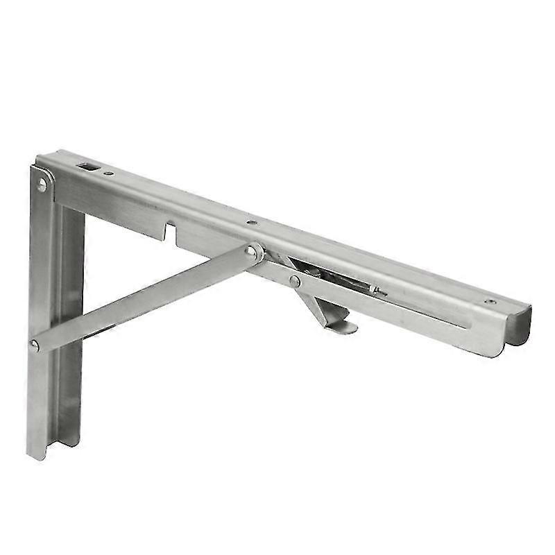 Folding console for heavy loads, polished stainless steel wall bracket ...