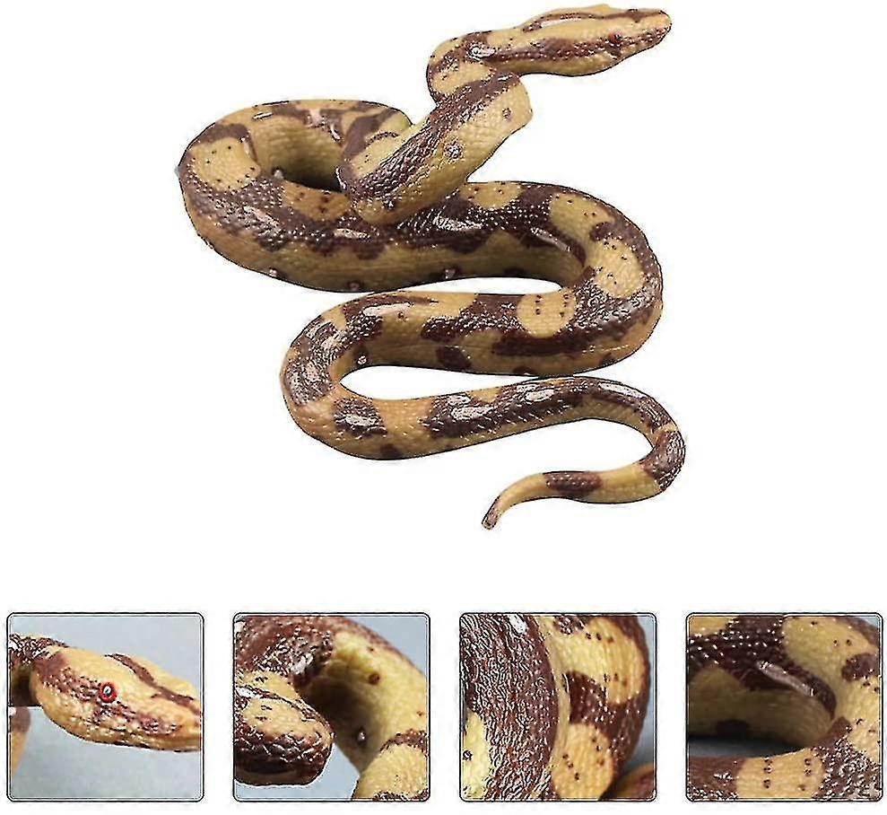 High Simulation Python Model Toy Big Realistic Snake Halloween Tricky ...