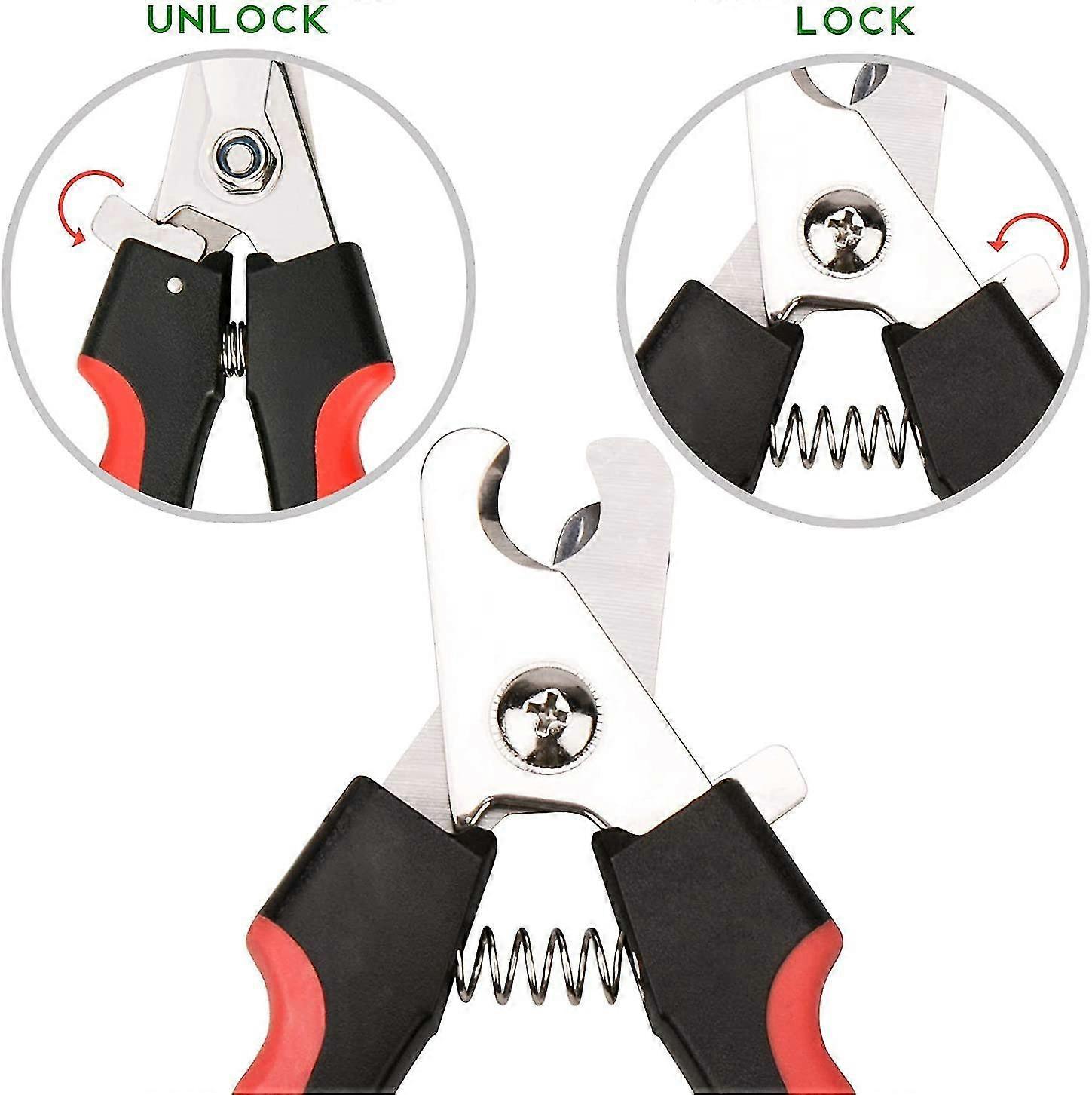 Dog Nail Clippers, Professional Nail Clippers With Stainless Steel ...