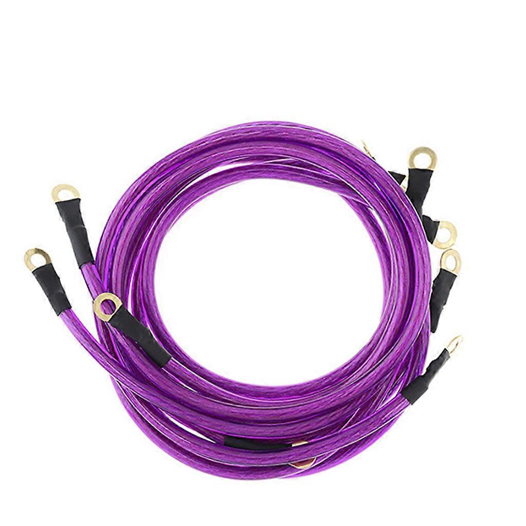 5x Universal 5 Point Automotive Earth Wire Ground Cable Car Engine ...