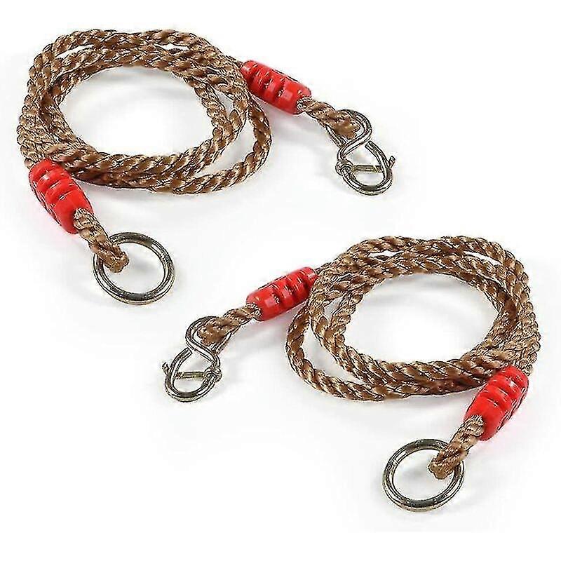 Pair Of Swing Ropes Adjustable Straps 1.8m Tree Hanging Max Load 300kg ...