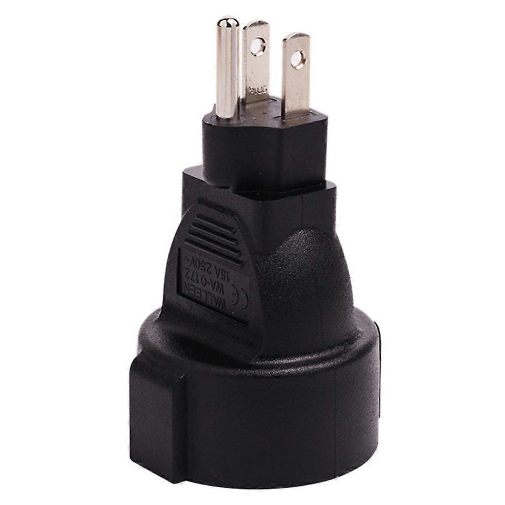 US 3pin to European Standard 3-pin 110v-250V Power Supply Adapter Male ...