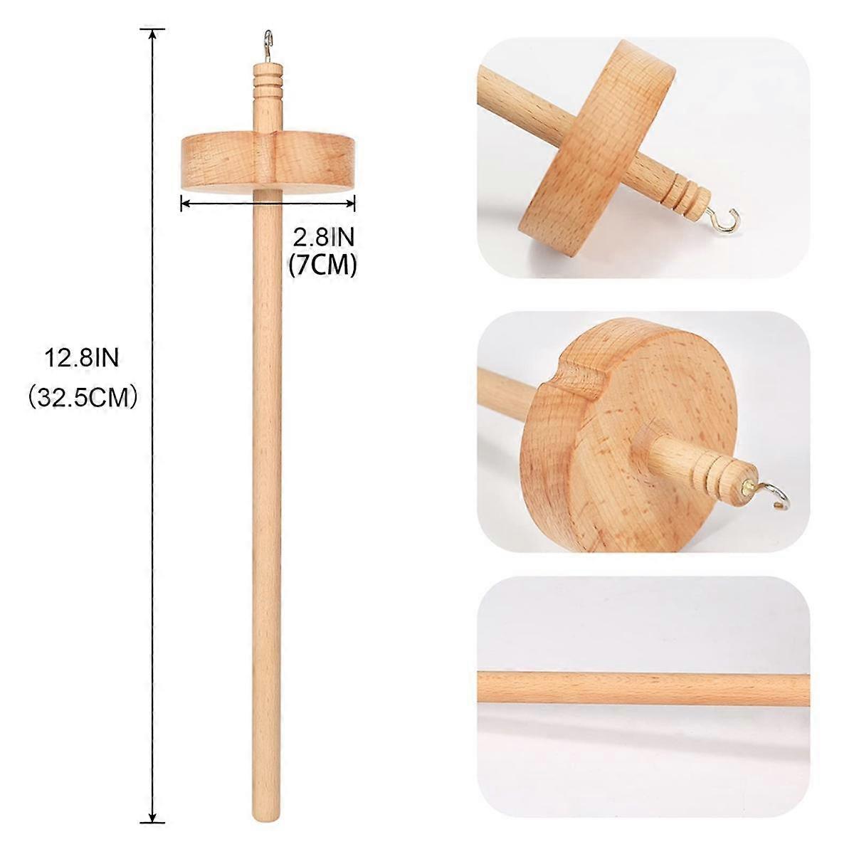 Drop Spindle Top Whorl Yarn Spinner for Crocheting Spin Spinning Wheel ...