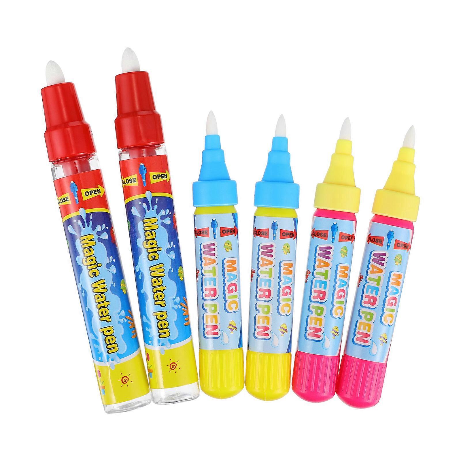 HEALLILY 6pcs Water Doodle Pens Aqua Drawing Doodle Pens Replacement ...