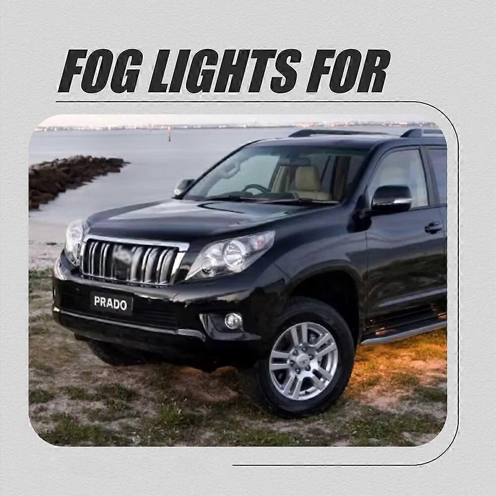 Front Bumper Fog Lamp Upgrade Kit FOR Toyota Prado FJ150 LC150 2010 ...
