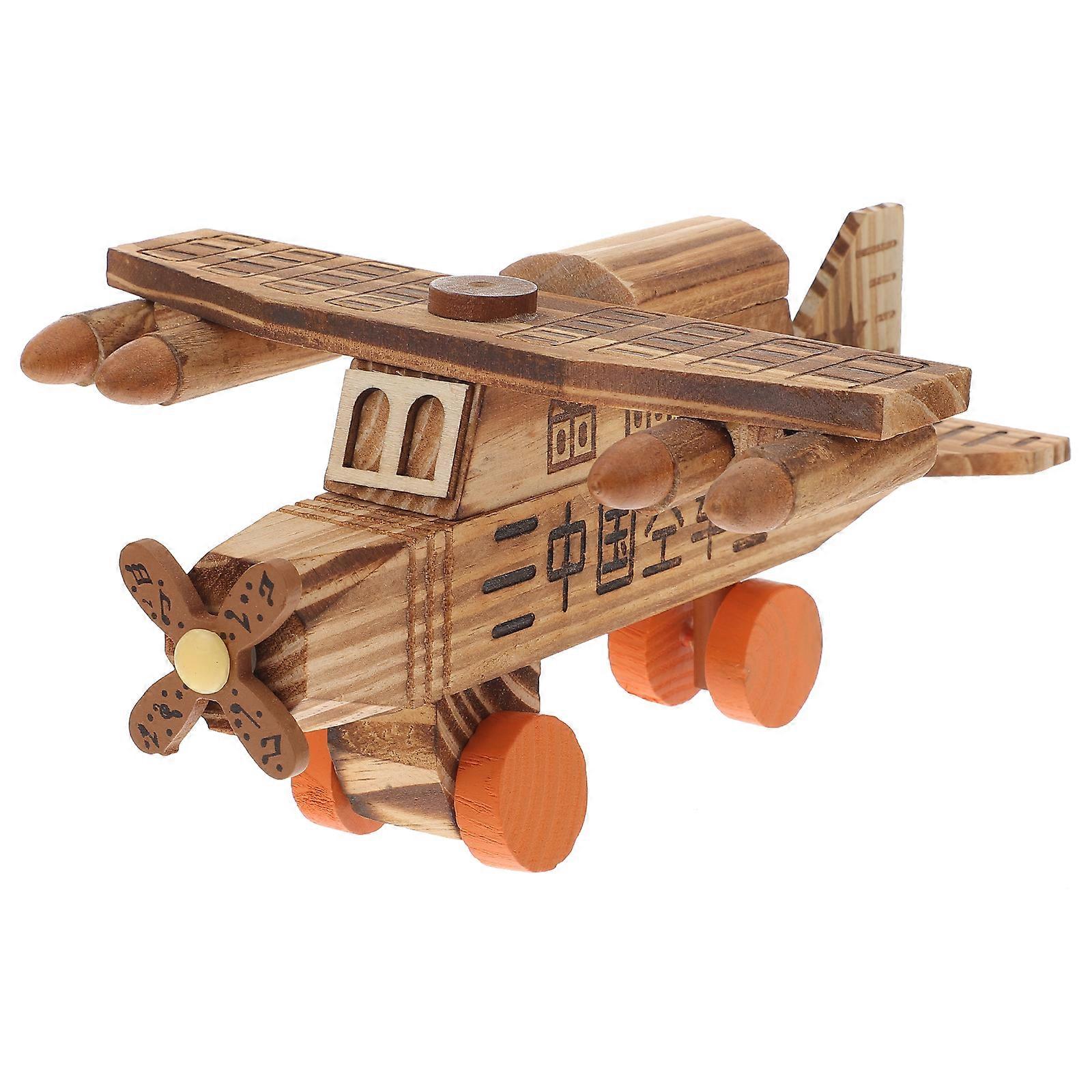 Creative Plane Model Office Desktop Iron Model Plane Decoration ...