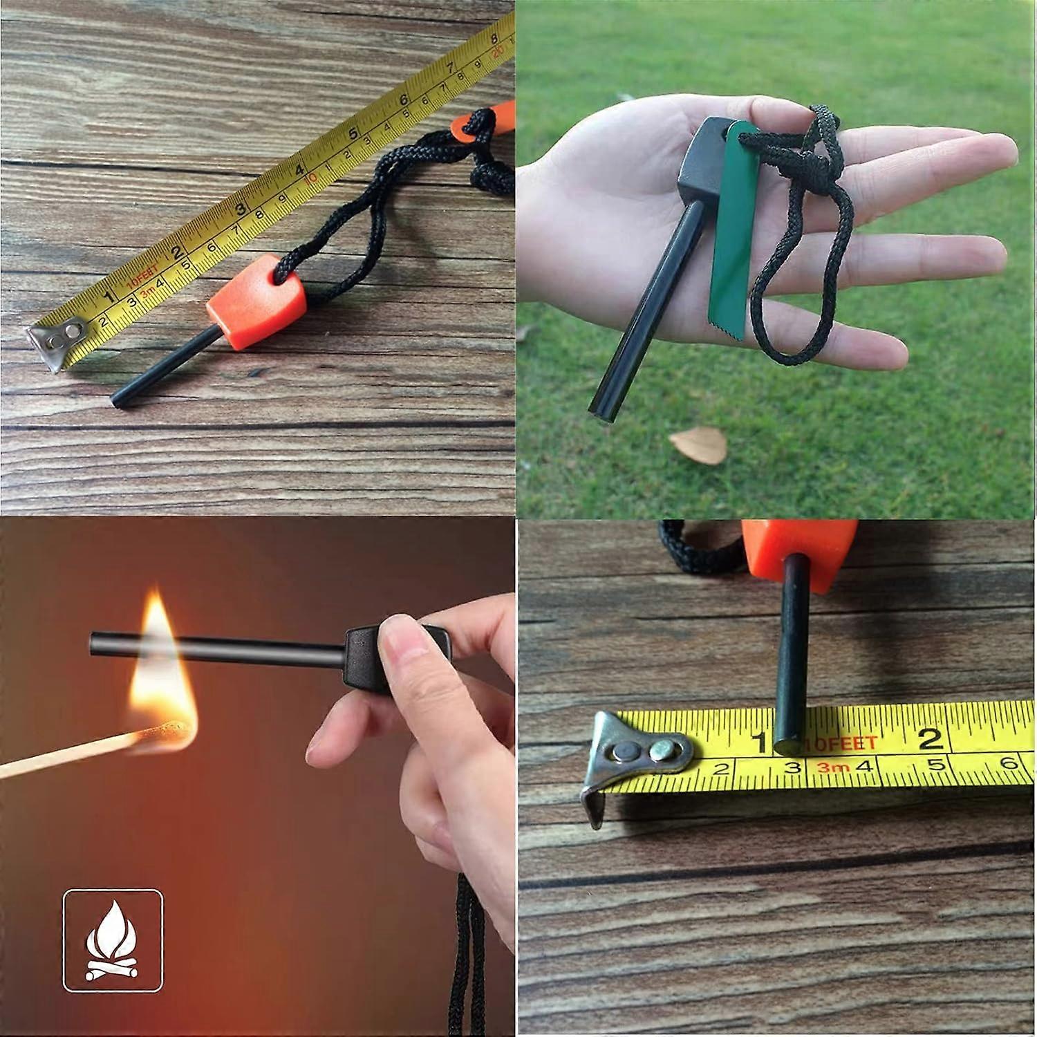 Fire Starters - Flint, Iron Rod Starter, Survival Fire Starter, For ...
