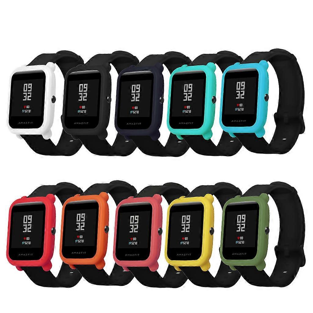 Smartwatch Silicone Case Protective Case Protector Shell Anti-scratch ...