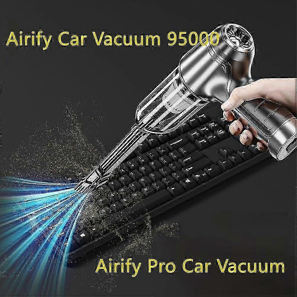 Airify Car Vacuum Portable Cordless, Handheld Car Vacuum Cleaner High ...
