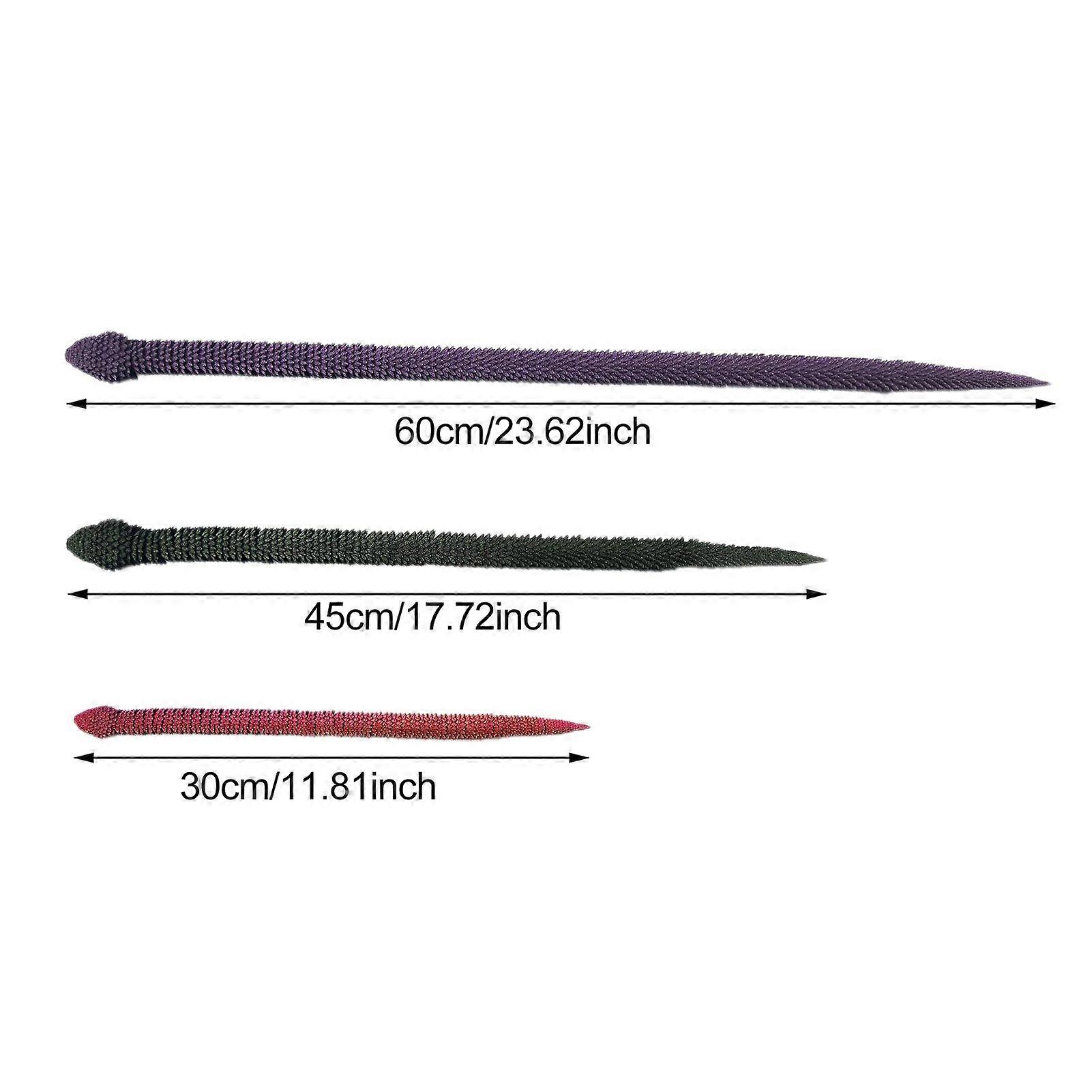 3D Printed Snake Toy Articulated Viper Figurine Fidget Snake Toy ...