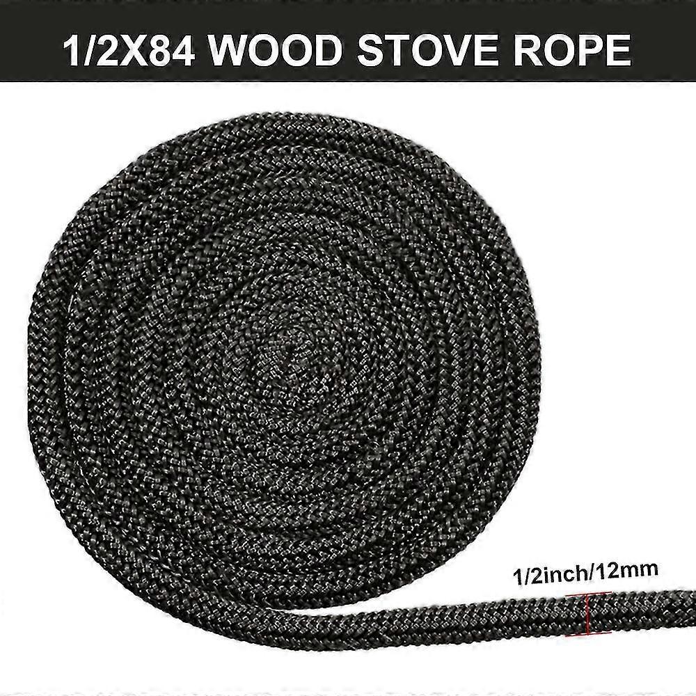 6/8/10/12mm 2M Fireplace Sealing Rope Gasket Cord Wood Burning Stove ...