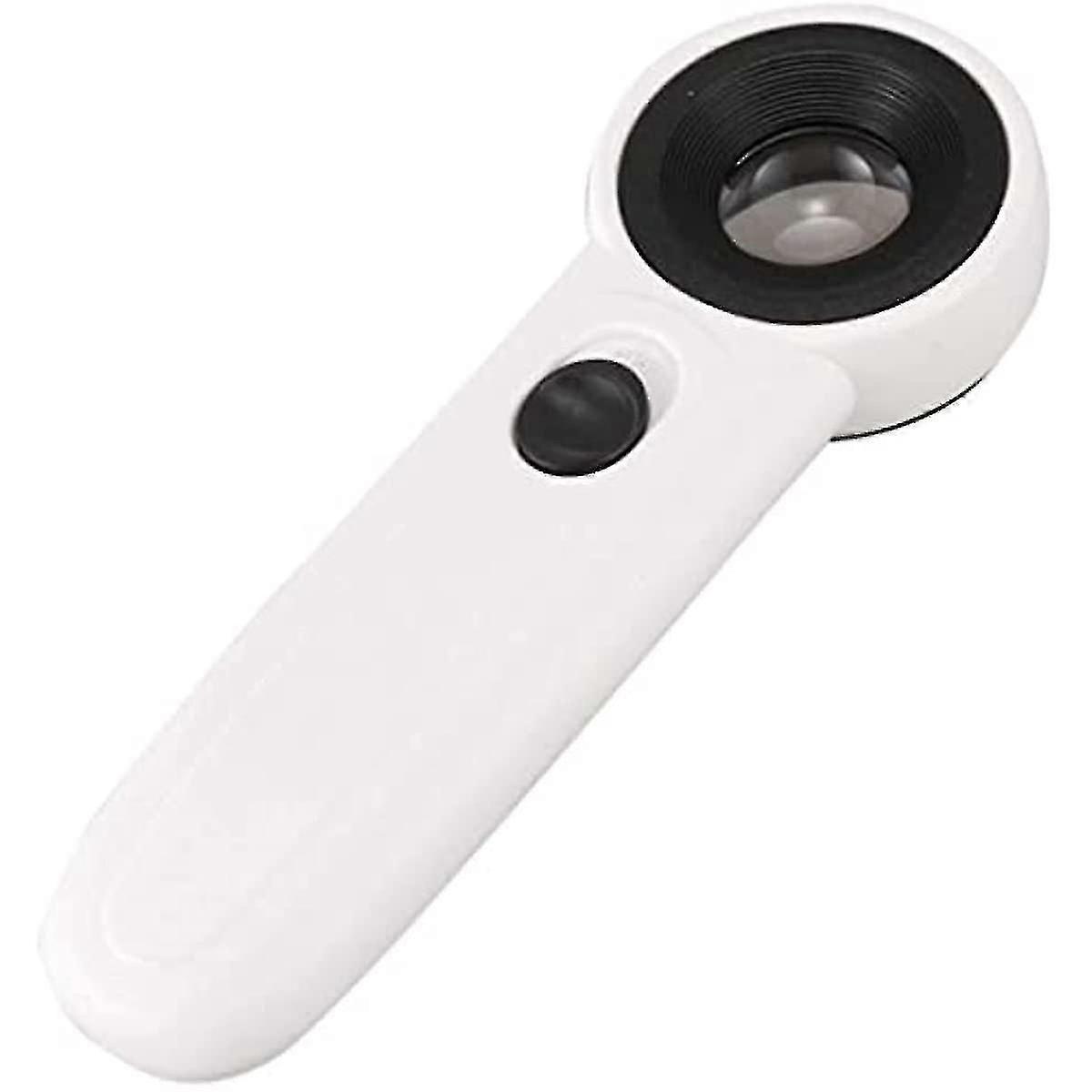 Magnifier 40 X Optical Glass Handheld Magnifier For Iridology Analysis Handheld Large Magnifying ...