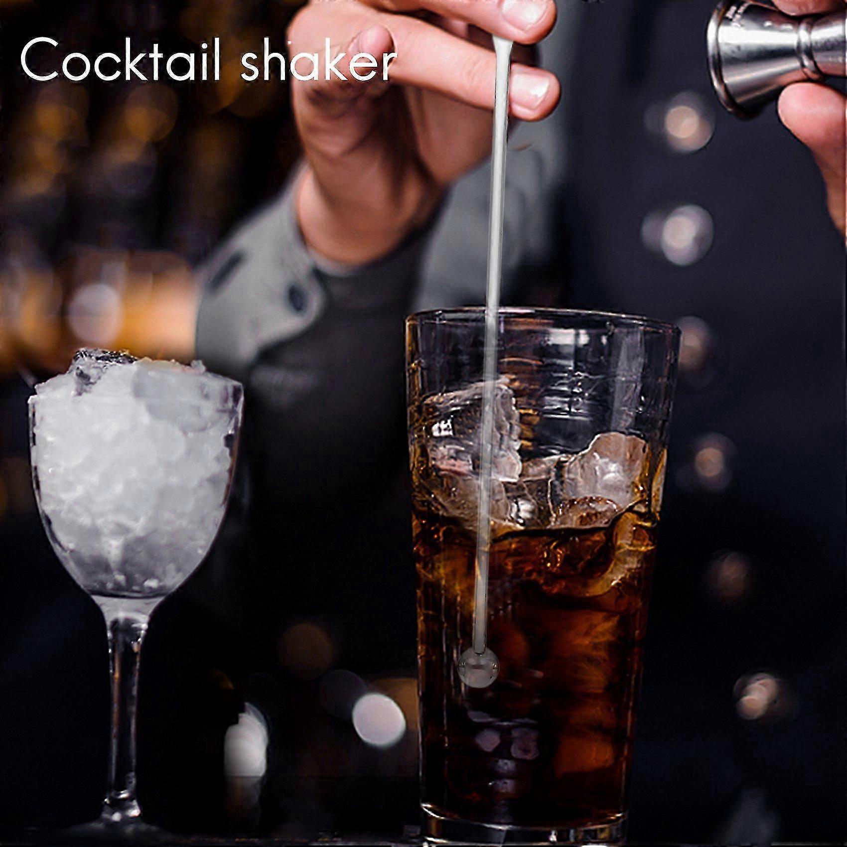 Stainless Steel Swizzle Sticks 12Pcs, Reusable Beverage Stirrers for ...