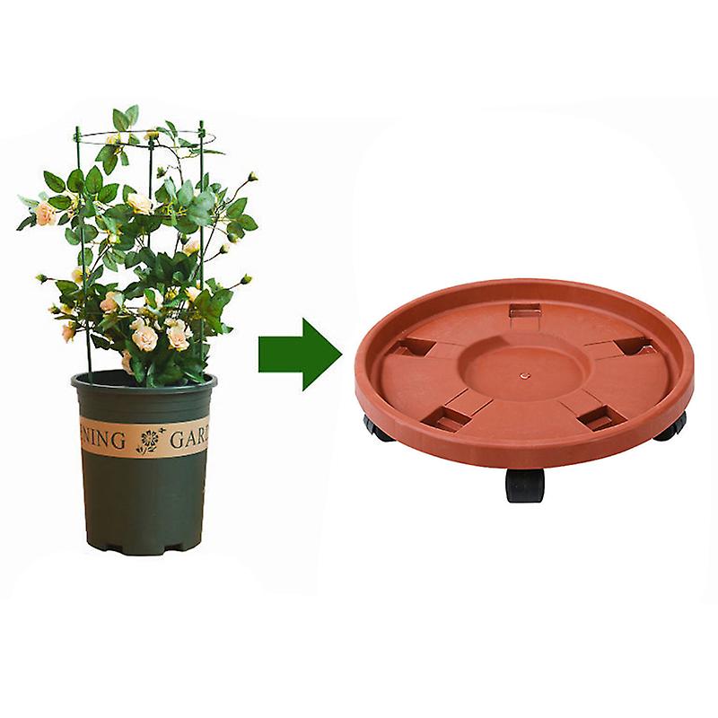 Movable Plant Stand Flower Pot Tray With Universal Wheel Heavy Duty ...