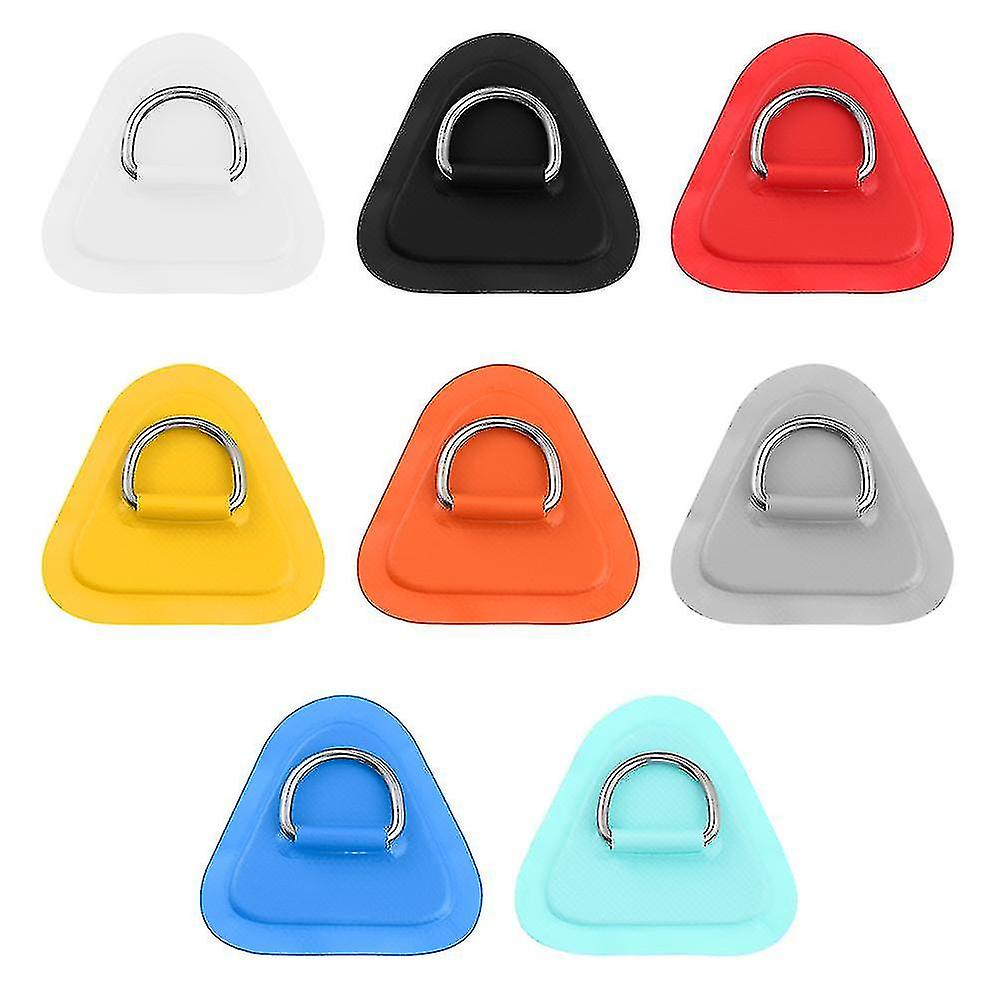 New Triangle Stainless Steel D Ring Pad/Patch With Glue for PVC ...