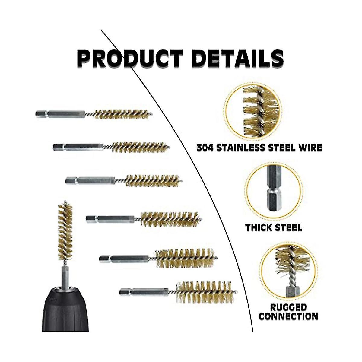 Round Wire Brush Diameter Stainless Steel Tube Brushes In Different ...