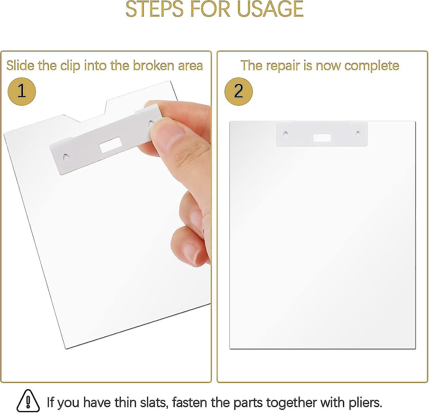 30pcs Vertical Blind Repair Vane Savers Metal Vertical Blind Repair ...