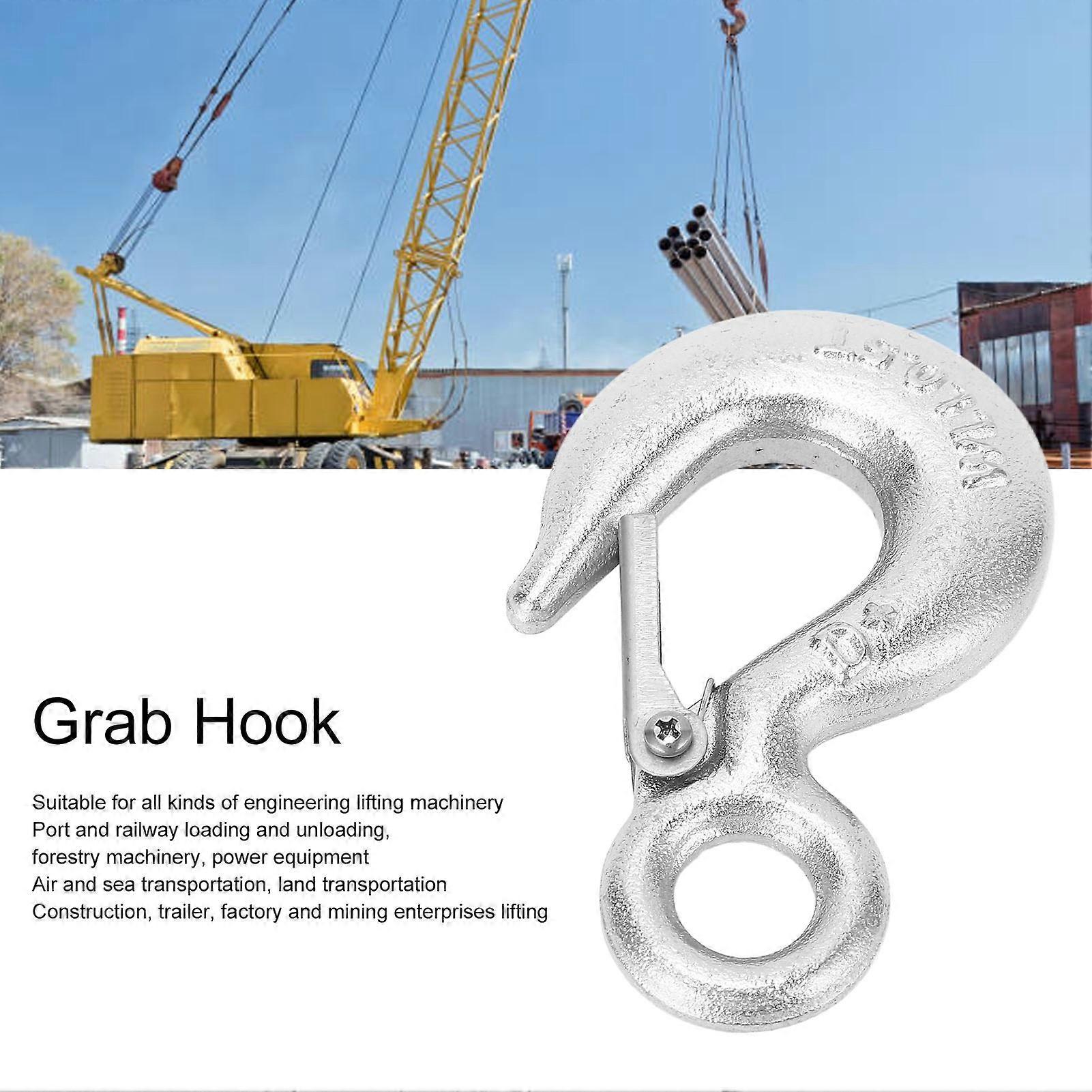 Grab Hook 0.5T Heavy Duty S304 Stainless Steel Crane Lifting Rigging ...